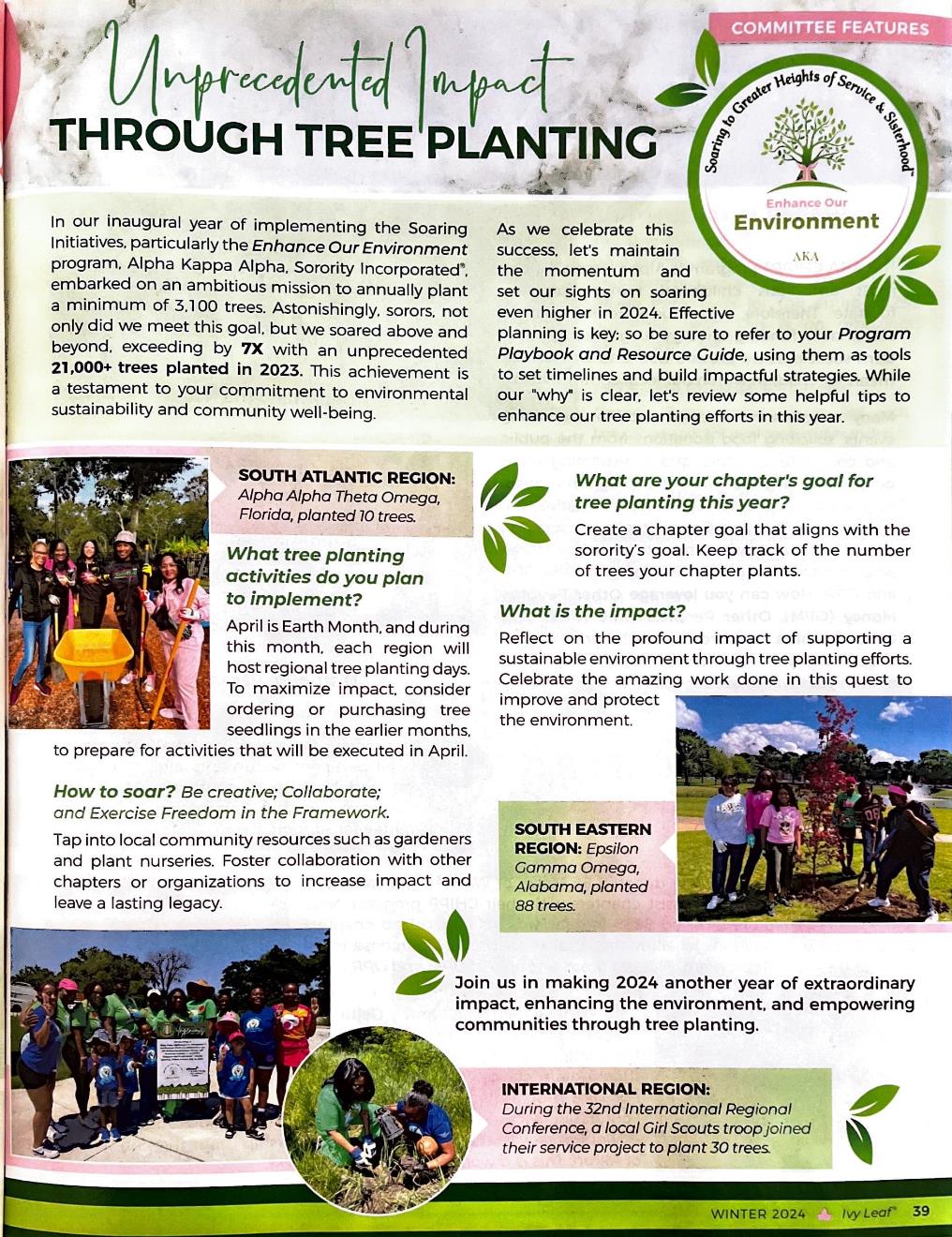 Alpha Alpha Theta Omega Chapter recognized in Ivy Leaf Magazine® for ...