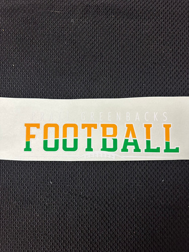 Greenback Football - 2 Tone Words | Redemption Grafix