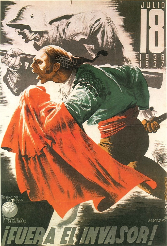 Carteles de la Guerra Civil Española: ¡Fuera el invasor! (67/110)