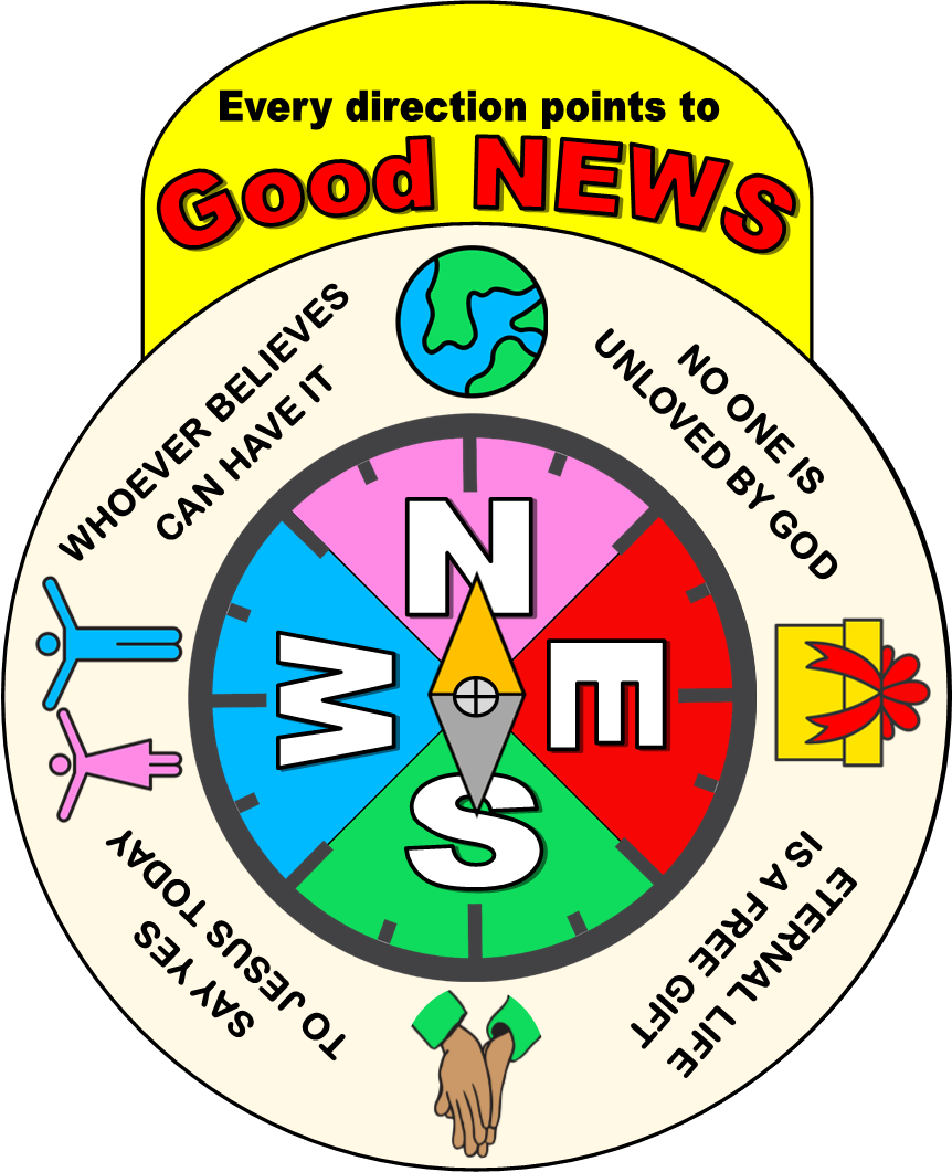 Good News Compass | one-mission-kids