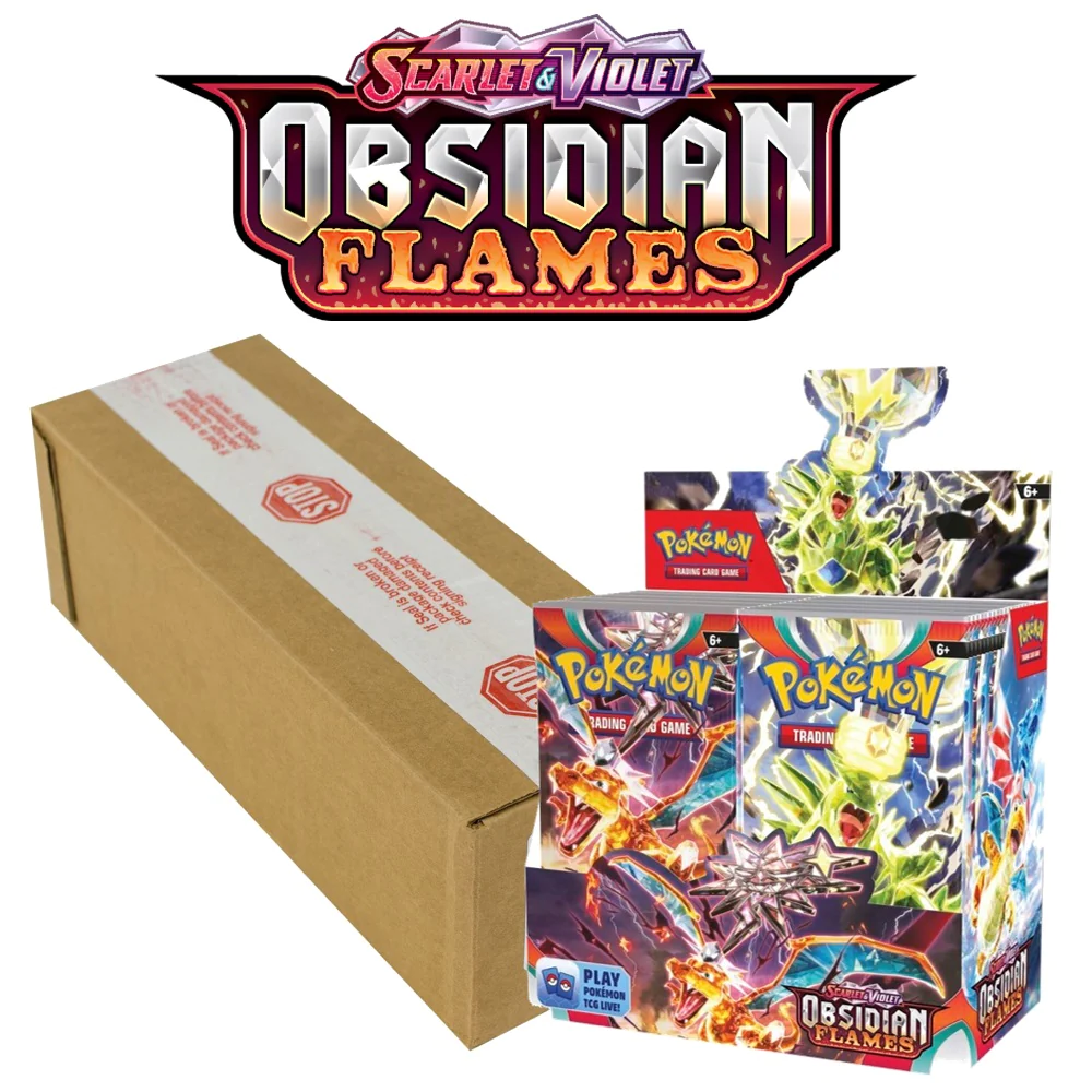 SV Obsidian Flames Booster Box CASE Goldenrod City sv-obsidian-flames-booster-box-case-goldenrod-city