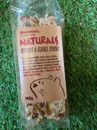 Rosewood Carrot & Fennel Sticks 120g | STANAH