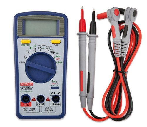 TOPTUL Digital Multimeter | ASL Industries