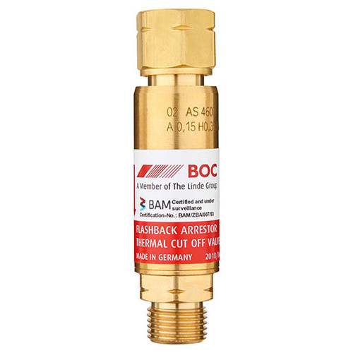 BOC Standard Flow Regulator End Fuel Gas Flashback Arrestor | ASL ...