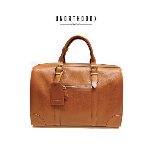 Unorthodox Duffle Bag (Cognac) | Common Suits