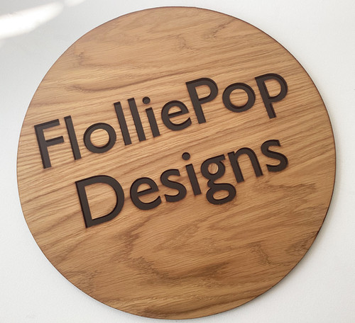 Personalised Logo Sign, Marketing Sign, Branding Sign | Flolliepop Designs
