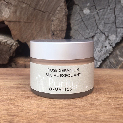 ROSE GERANIUM FACIAL EXFOLIANT | purityorganics