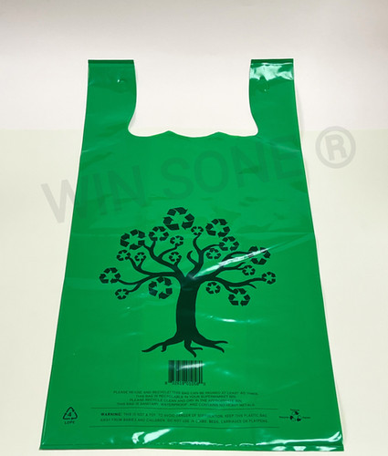 Green Reusable Plastic Bag | Super Win Enterprise