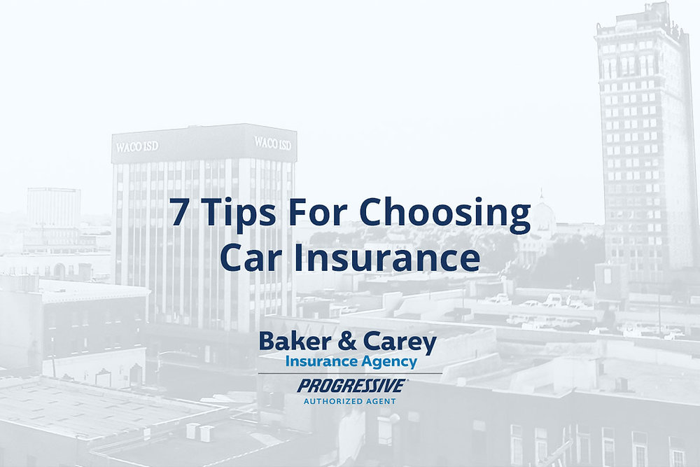7 Tips For Choosing Car Insurance