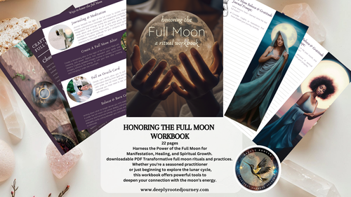 Full Moon Ritual Workbook | Deeply RootedJourney