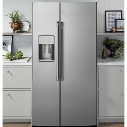 Café 36-inch 21.9 cu.ft. Side By Side Quick Freeze Fingerprint ...