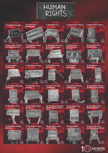 30 Human Rights Campaign 2023 Poster | Justice Desk Africa