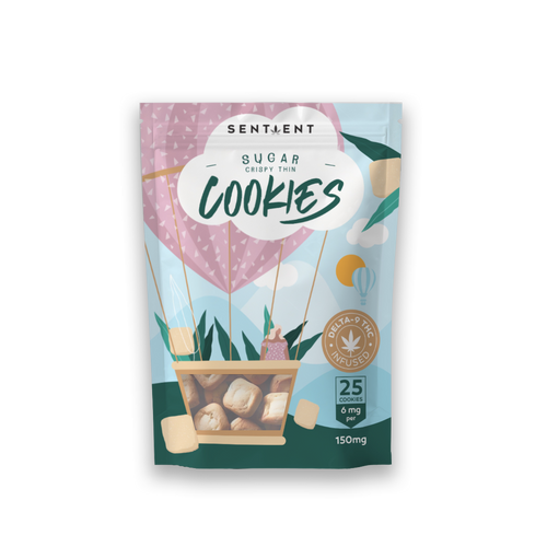 Sugar Cookie Crispy Mini Cookies | Sentient Snacks
