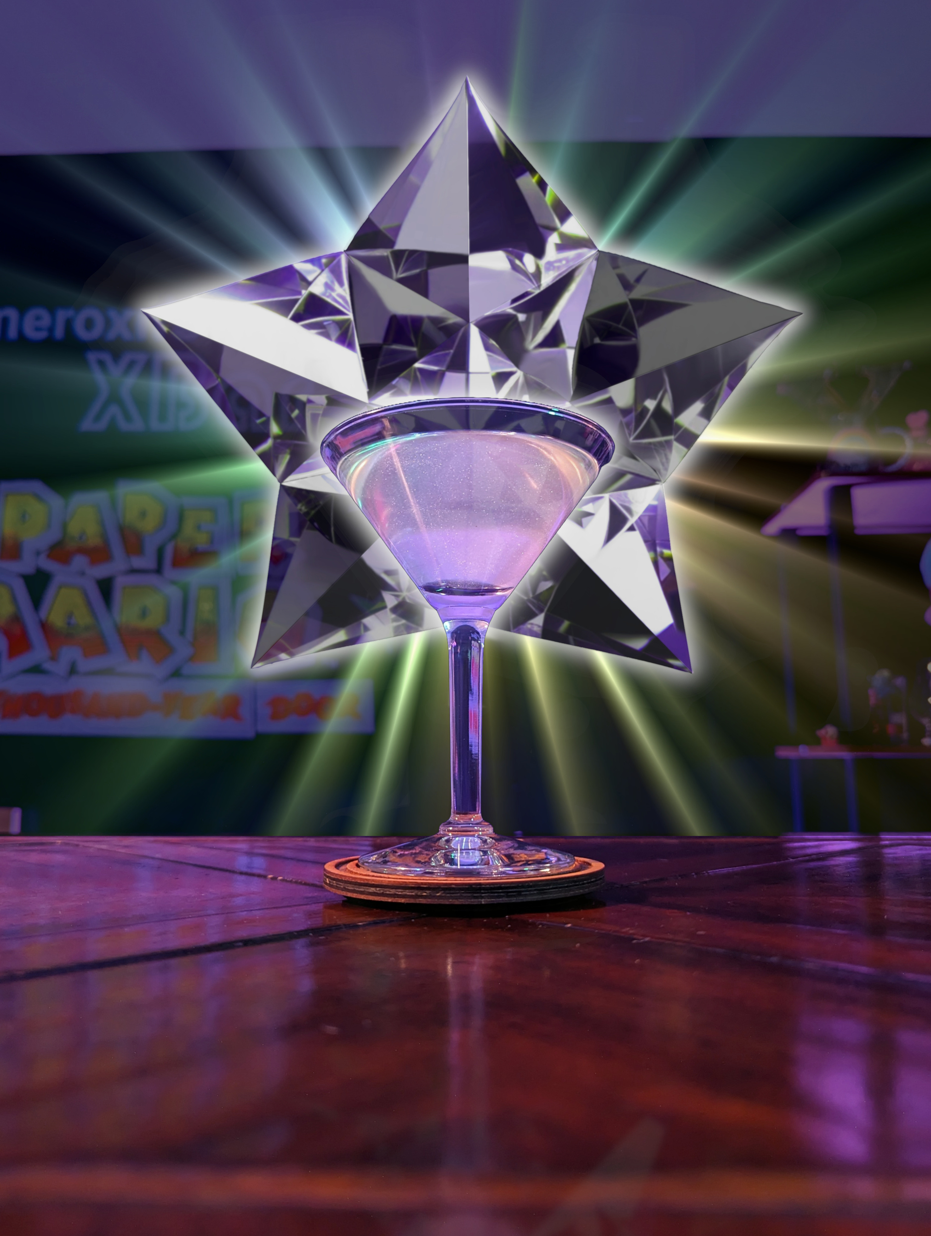 Supernova Cocktail Recipe inspired by Paper Mario: The Thousand-Year ...
