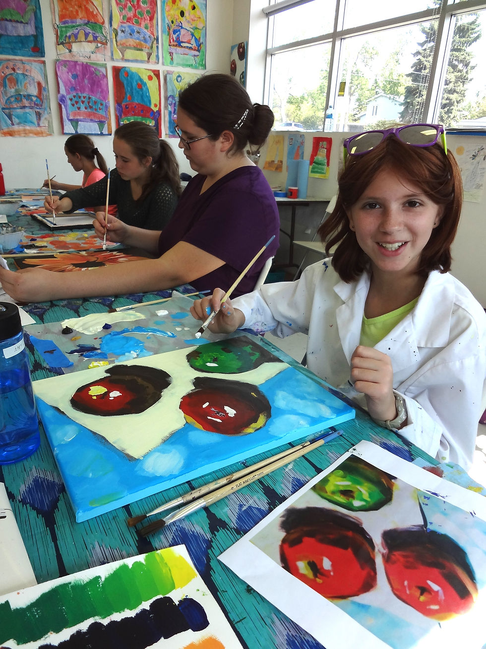 Intro to Acrylic Painting Fine Art Camp, Ages 9-12 | Explore Creston
