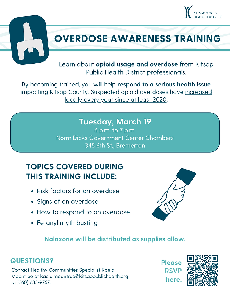 You are invited to a free opioid overdose awareness and response ...