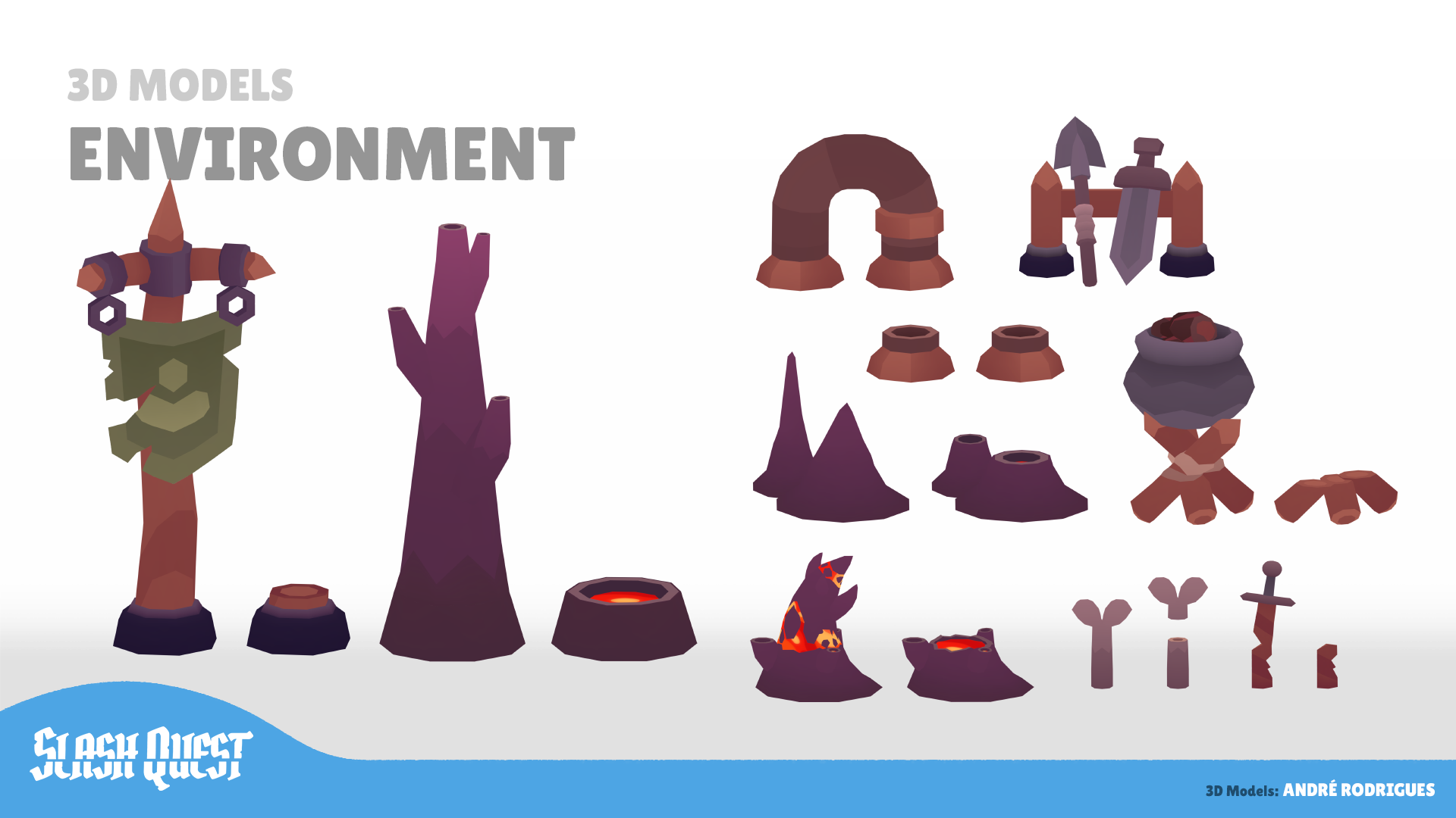 Slash Quest 3D Models | Andre Rodrigues