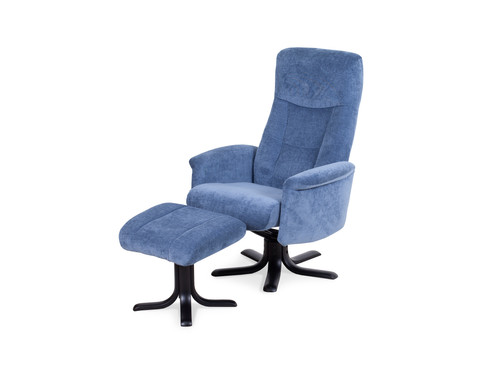 Duo regulerbar stol m/ krakk blå | Årnes-møbler