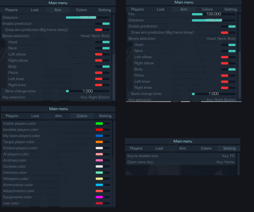 PUBG Steam CROOKED - Aimbot, Esp wallhack, Loot, colors, and More