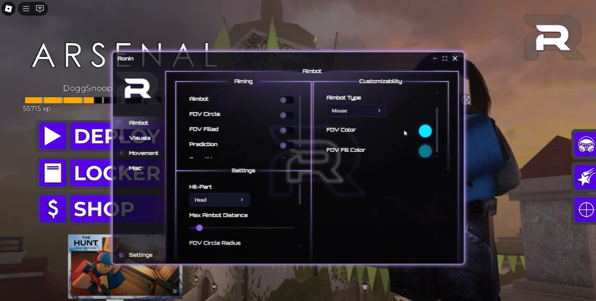 Roblox Aimbot, Wallhack Cheat