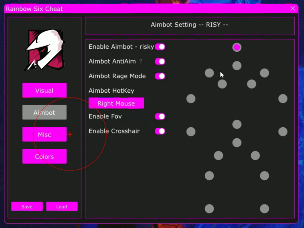 R6 Frost Cheat - Aimbot, Esp, Save, Colors, stream proof, smooth ...
