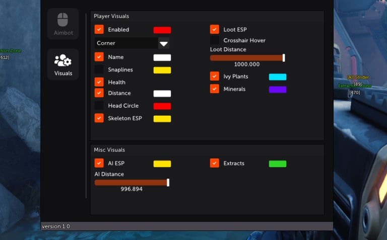Shield The Cycle Hack & Cheat - Aimbot, Wallhack, Players Esp, Minerals Esp, Plants Esp - CiroScript