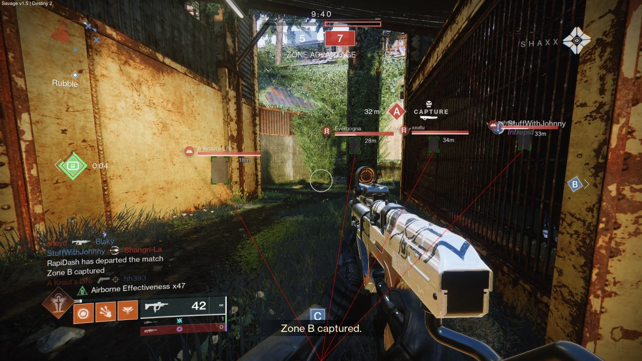 Destiny 2 Cheat - Savage - Magic bullet, Wallhack, No recoil, Rapid Fire