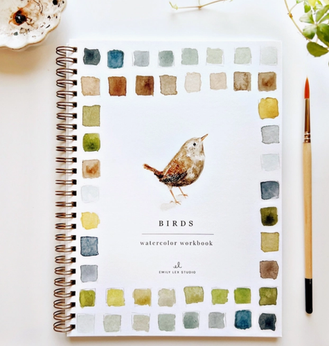 Birds Watercolour work book by Emily Lex | My Site 8