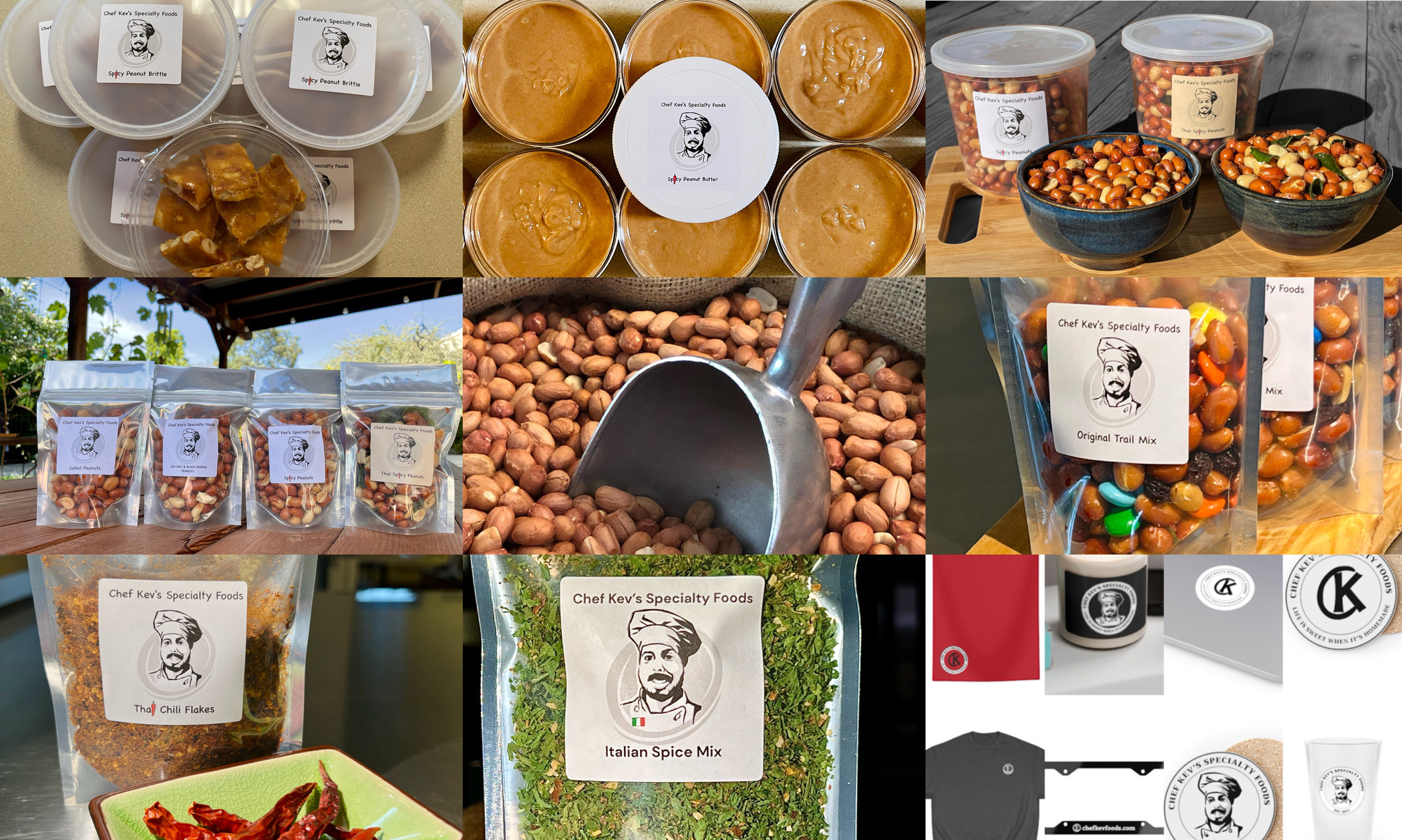 Chef Kev's Specialty Foods | Peanut Snacks | Concord, CA, USA