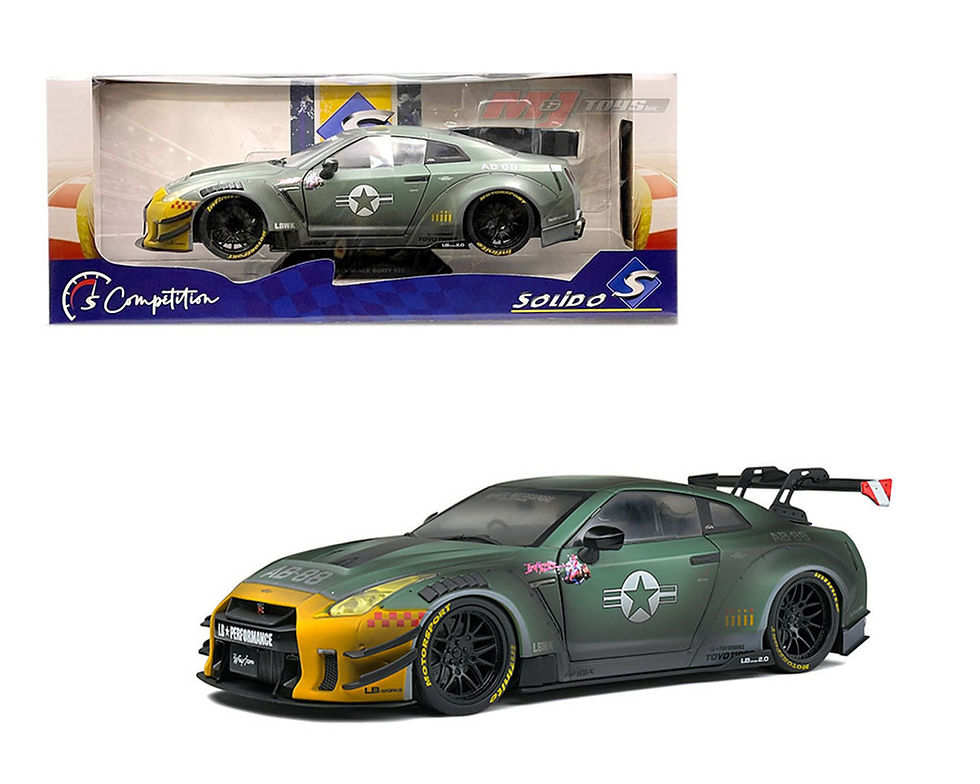 2022 NISSAN SKYLINE GT-R R35 LBWK BODY KIT 1/18 DIECAST CAR BY SOLIDO ...