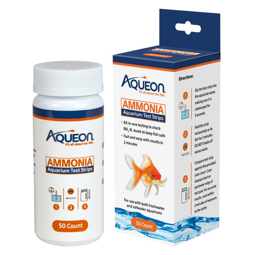 Aqueon Ammonia Test Strips | Axolotls Tulsa