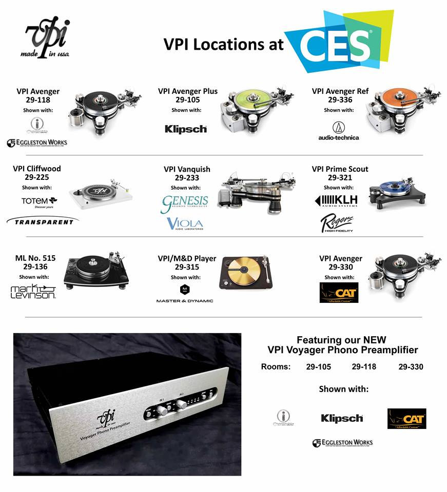 VPI Products at CES 2018