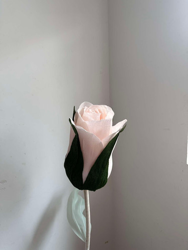 (For RENT) Light Pink Rose Bud Standing Flower | Evermore Flower