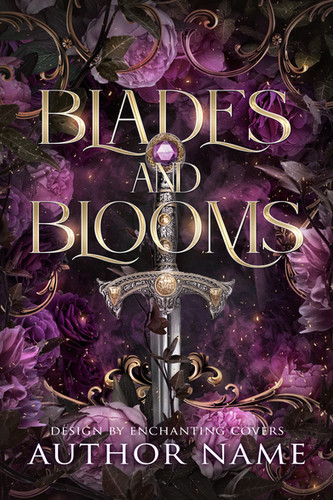 Blades & Blooms premade Cover art | EnchantingCovers