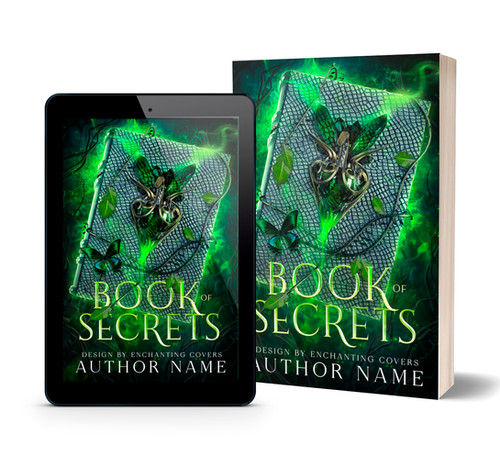 Book of Secrets premade book cover art | EnchantingCovers