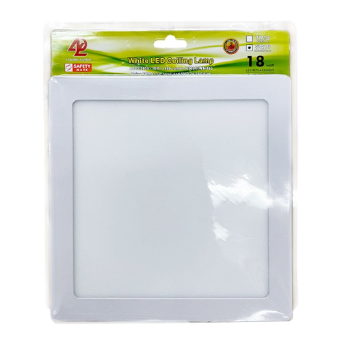 ADL SQ18 SQUARE WHITE LED CEILING LIGHT | Bee Huat Dept Store