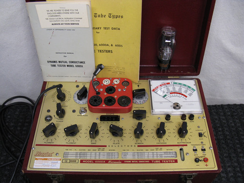 Hickok 6000A Mutual Conductance Tube Tester - Calibrated - *Plate ...