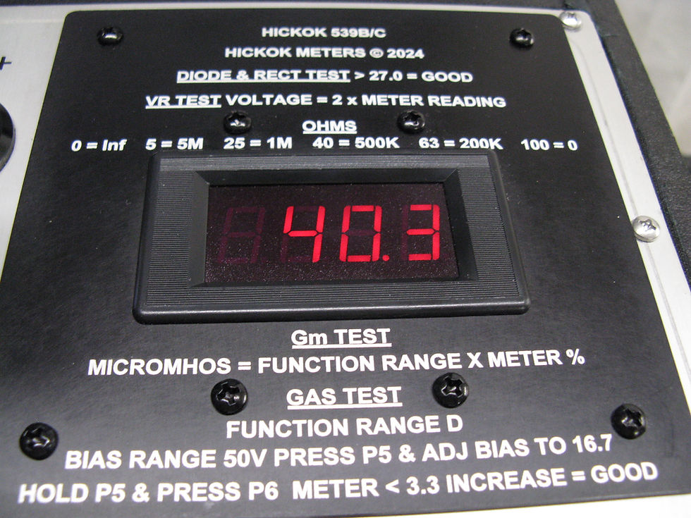 Digital Main Meter Installation Directions | Hickok Meters