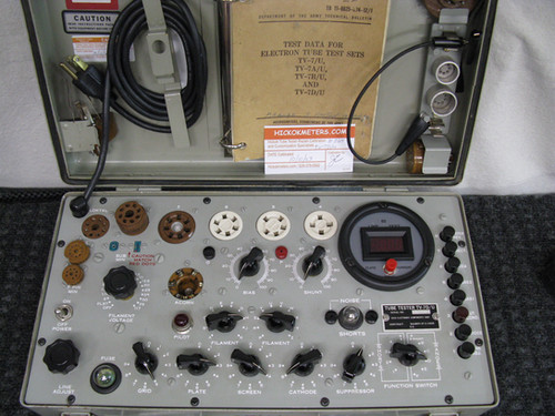 TV-7 D/U Tube Tester - Clean *CALIBRATED* - LED Digital Meter & Plate ...