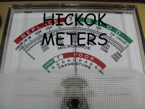 Meter for Hickok 539B/C, 533A, 600A, 750, 752, 800/A, 6000/A & Other ...