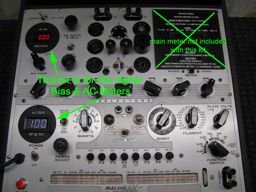 Digital Bias & AC Meters for Hickok 539C & 539B | Hickok Meters