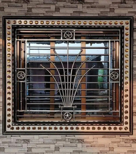 4×4 SS grill design for window, Fabricatorindia, Stainless steel grill ...