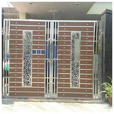 Modern steel gates | Tohid fabricators | Stainless steel main gate