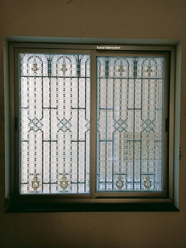 Window design manufacturers in India, Glass Window with safety grill ...