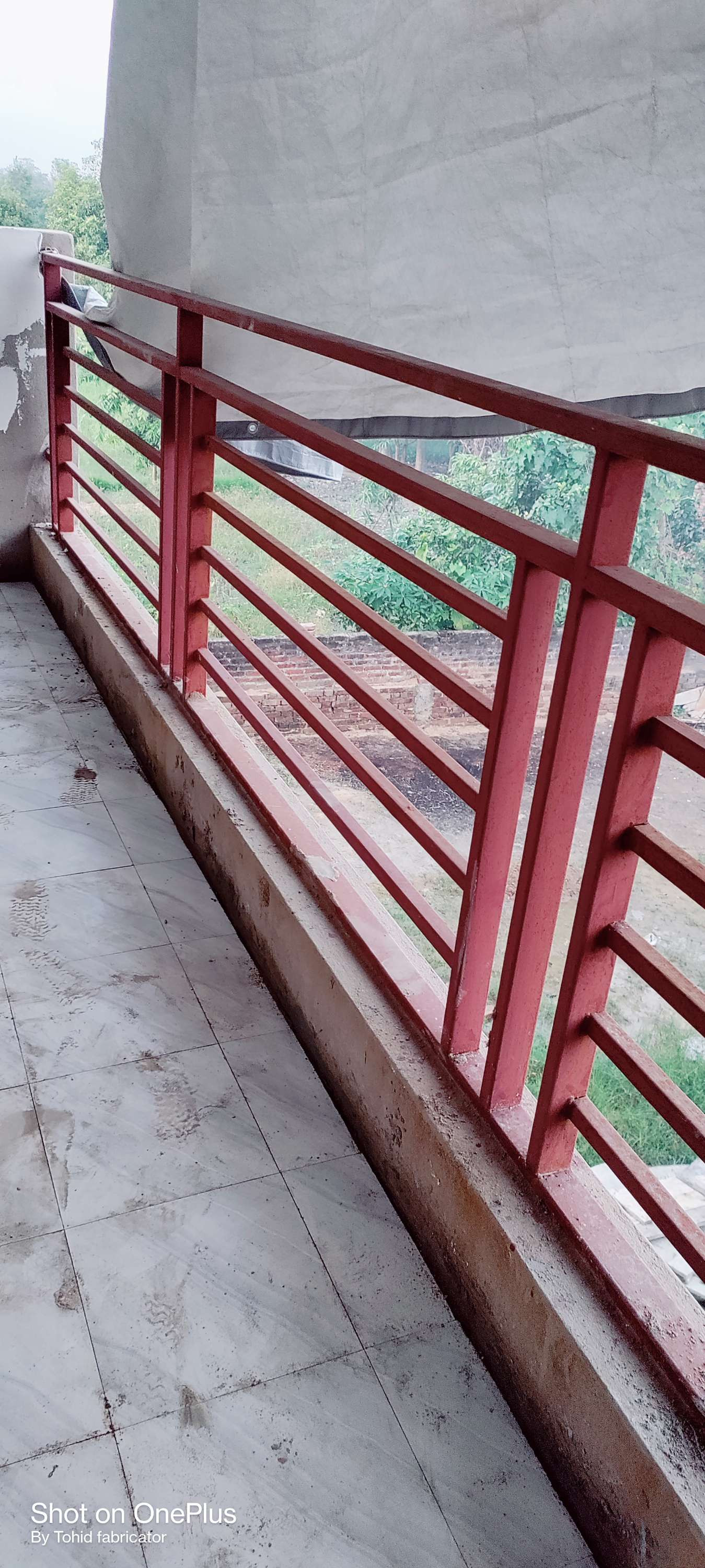 Loha pipe railing, Iron balcony handrail, रेलिंग डिजाइन | FabricatorIndia