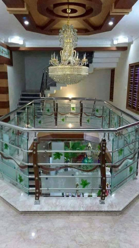New Balcony Glass railing design,Railing design 2024, Terrace, House ...