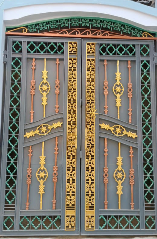 6×7 Metal gate price, Home main gate designs, Fancy gates | FabricatorIndia