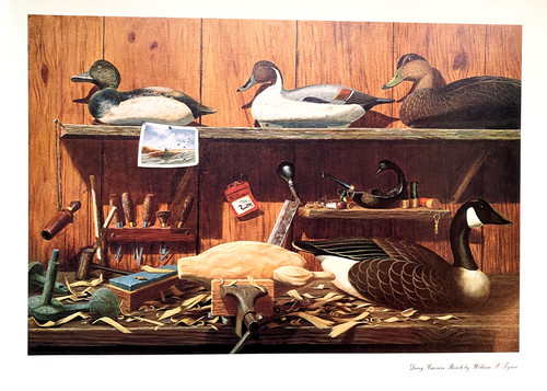 Decoy Carver's Bench - Print by William Tyner | My Site