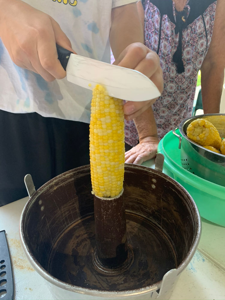 Processing corn for winter