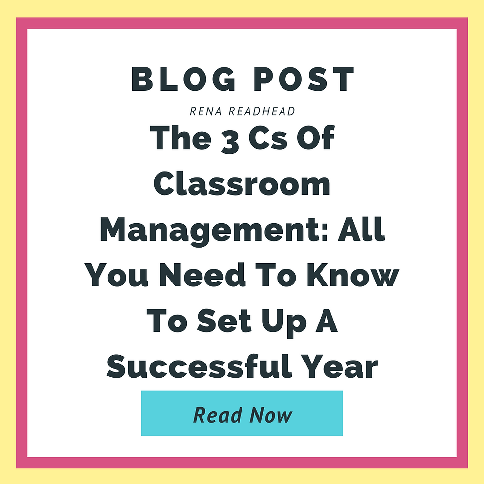 The 3 Cs of Effective Classroom Management